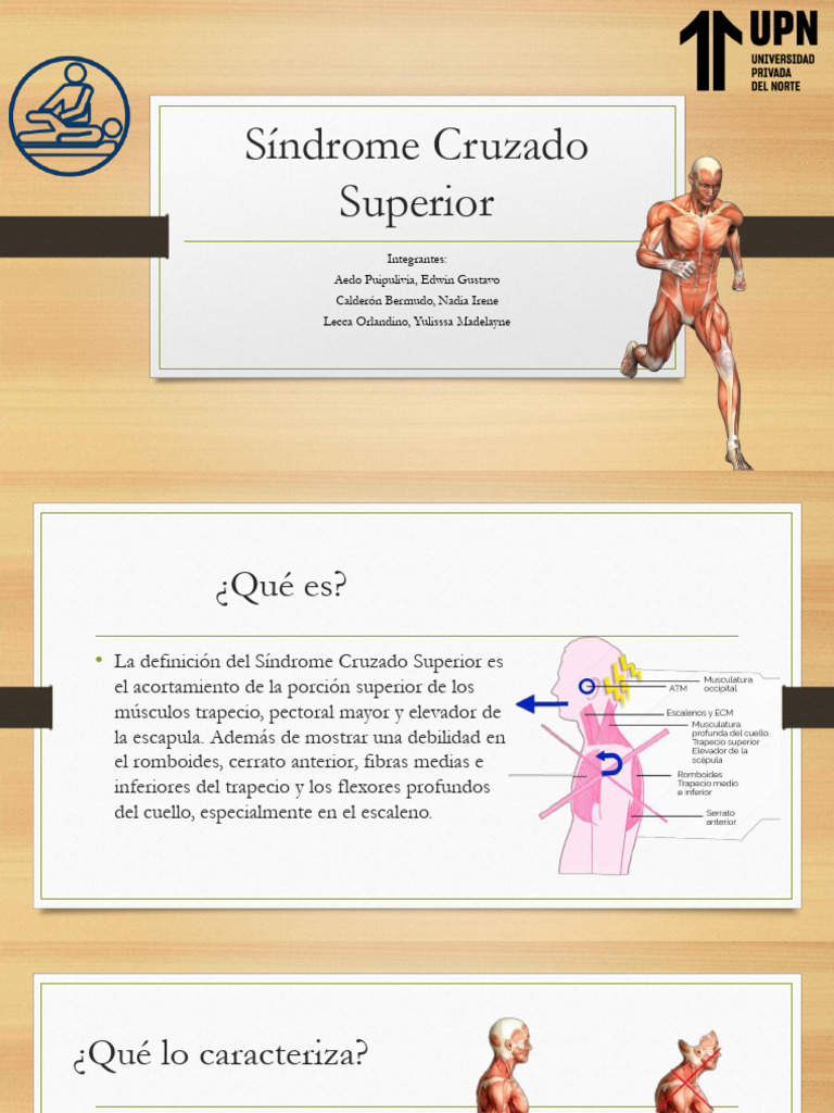 Síndrome Cruzado Superior: Definición y Tratamiento | PDF