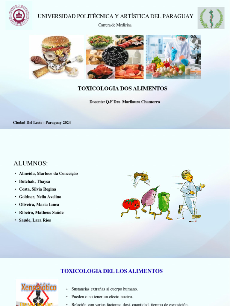 Toxicologia del alimentos | PDF | Toxicidad | Toxicología