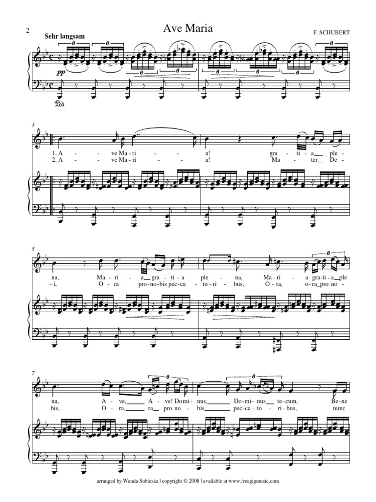 Schubert Ave Maria Bb Pdf
