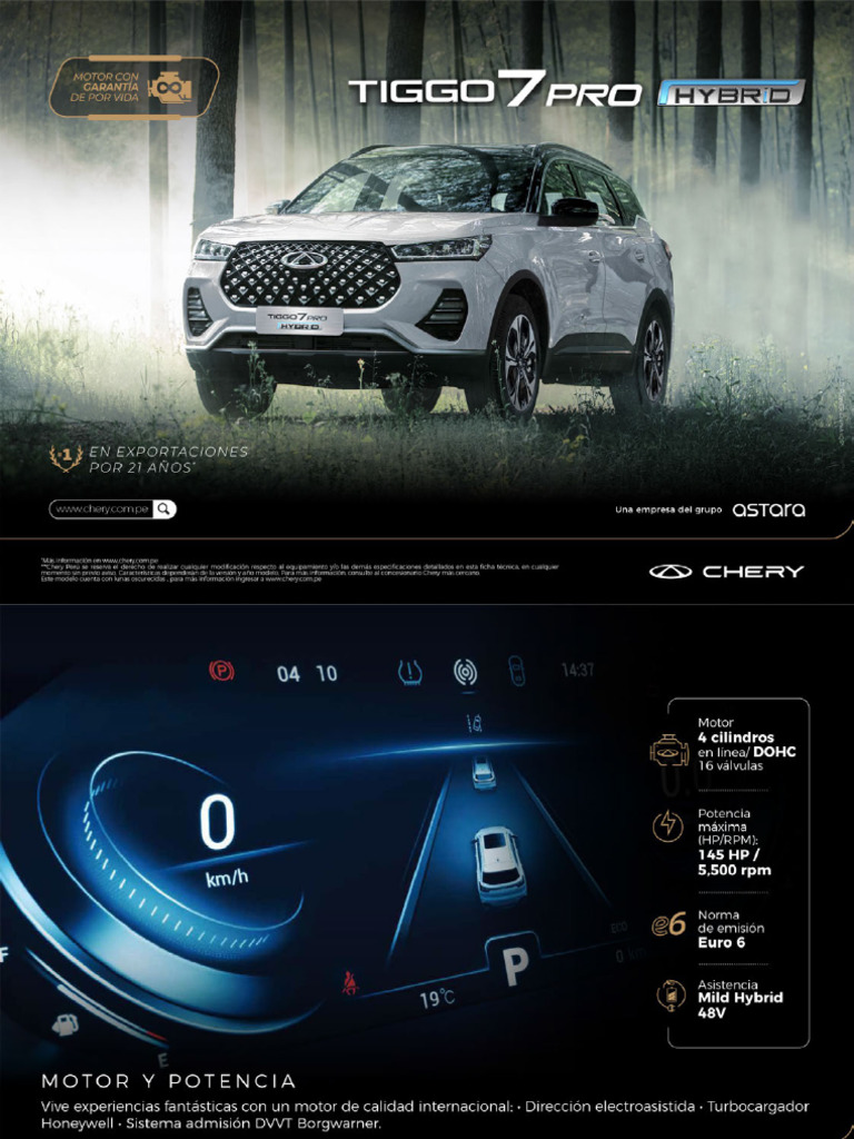 Tiggo 7 Prohybrid | PDF