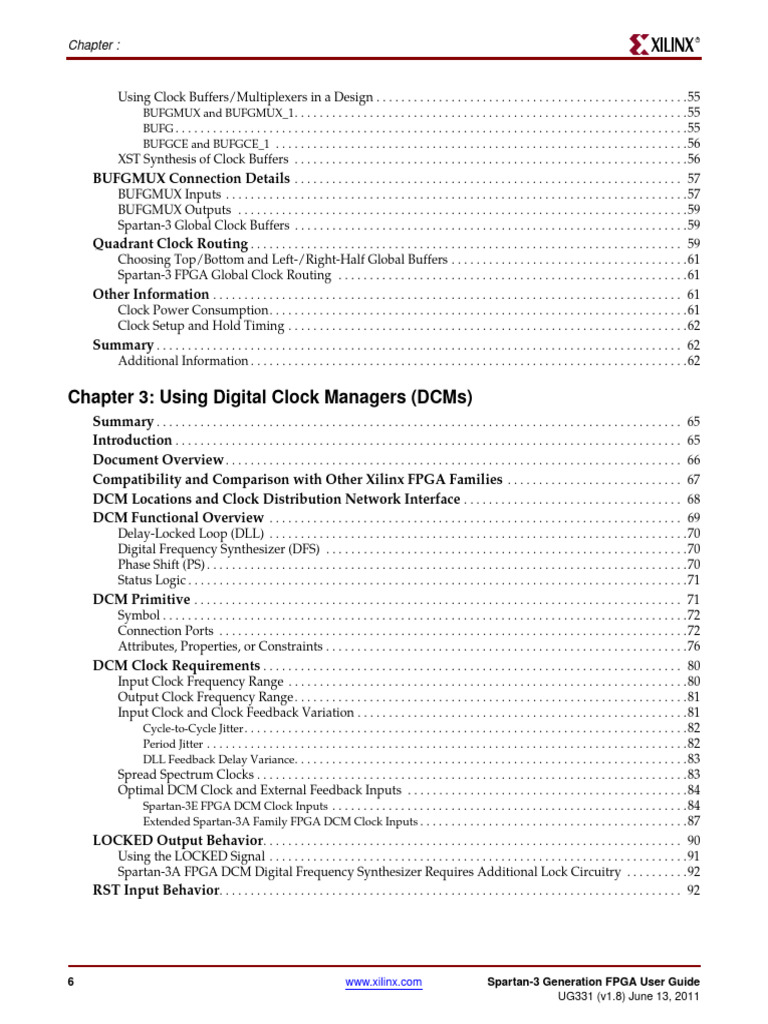 Chapter 3: Using Digital Clock Managers (DCMS) : Bufgmux and Bufgmux - 1 Bufg Bufgce and Bufgce ...