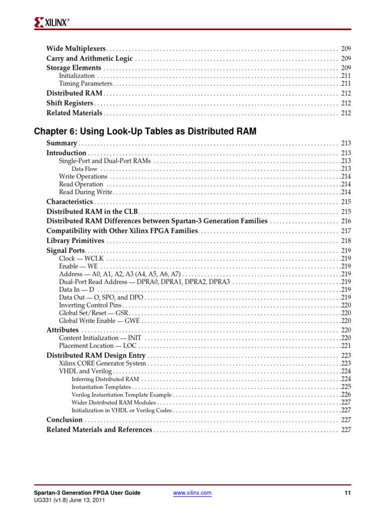 Chapter 6: Using Look-Up Tables As Distributed RAM: Data Flow | PDF ...