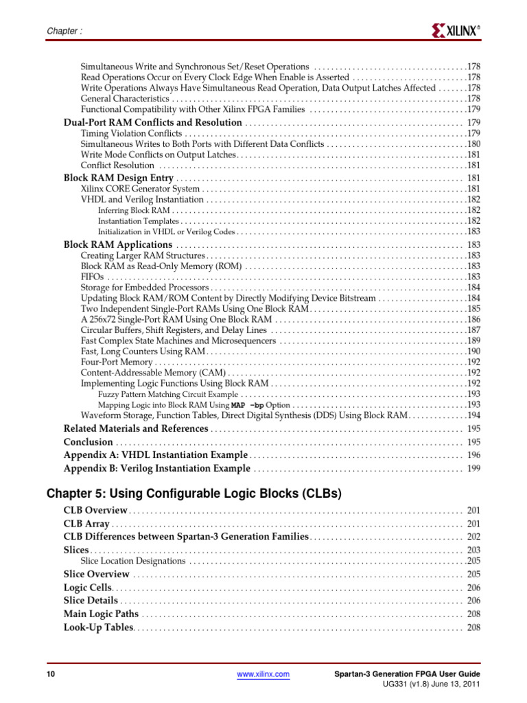 Chapter 5: Using Configurable Logic Blocks (CLBS) | PDF | Read Only Memory | Random Access Memory