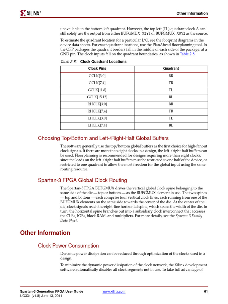 Choosing Top/Bottom and Left-/Right-Half Global Buffers: Other ...