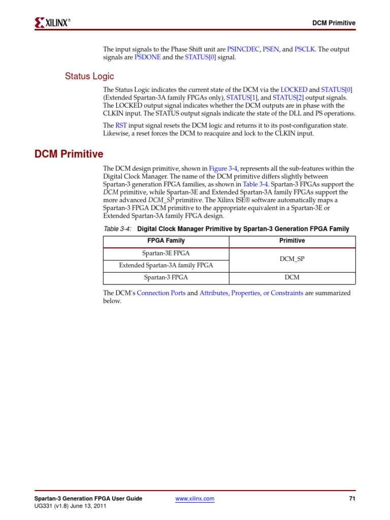 DCM Primitive: Status Logic | PDF | Computers