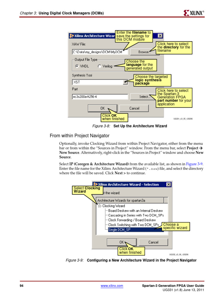 From Within Project Navigator: Language For The | PDF | Field Programmable Gate Array | Filename