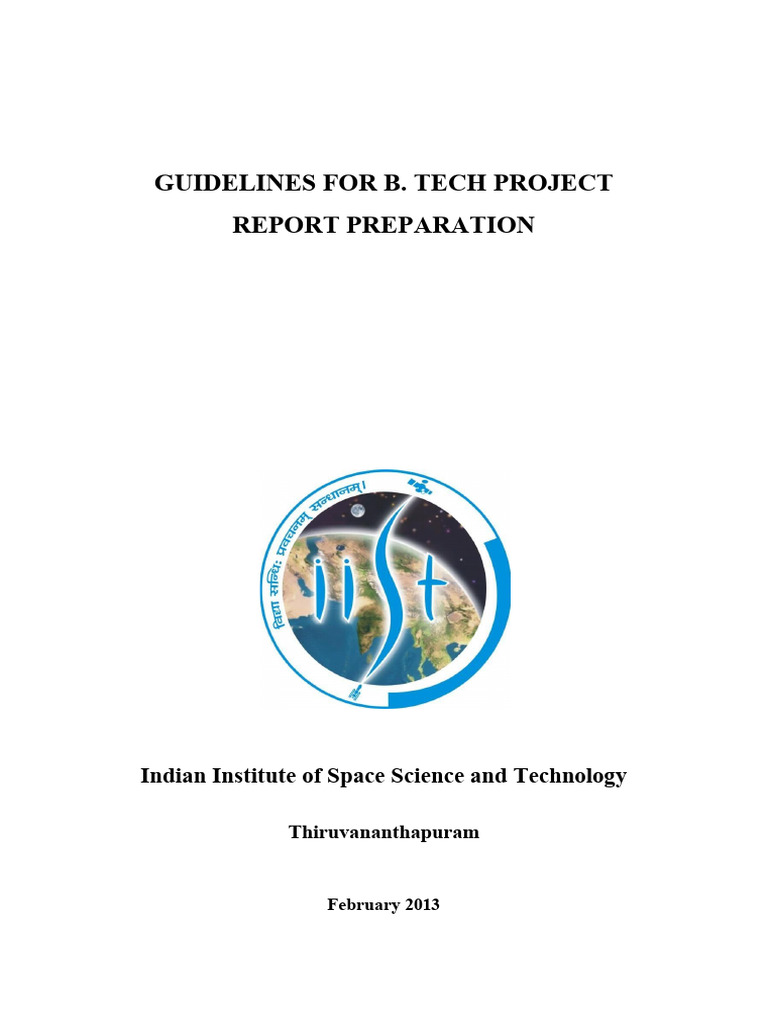 Basic Project Report Format