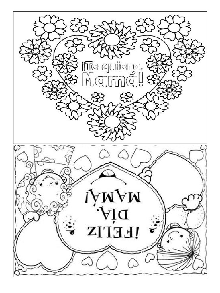 Tarjeta Dia De Las Madres Pdf