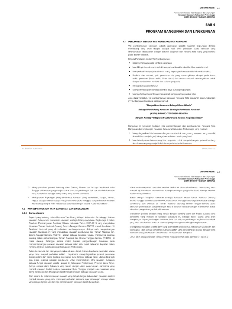 Bab 4 Konsep Kawasan | PDF