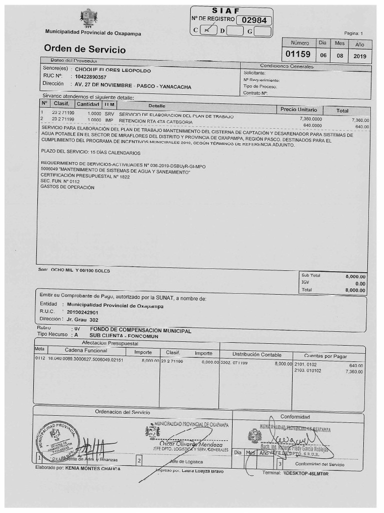 MPO OS 1159 - (Ago 2019) | PDF
