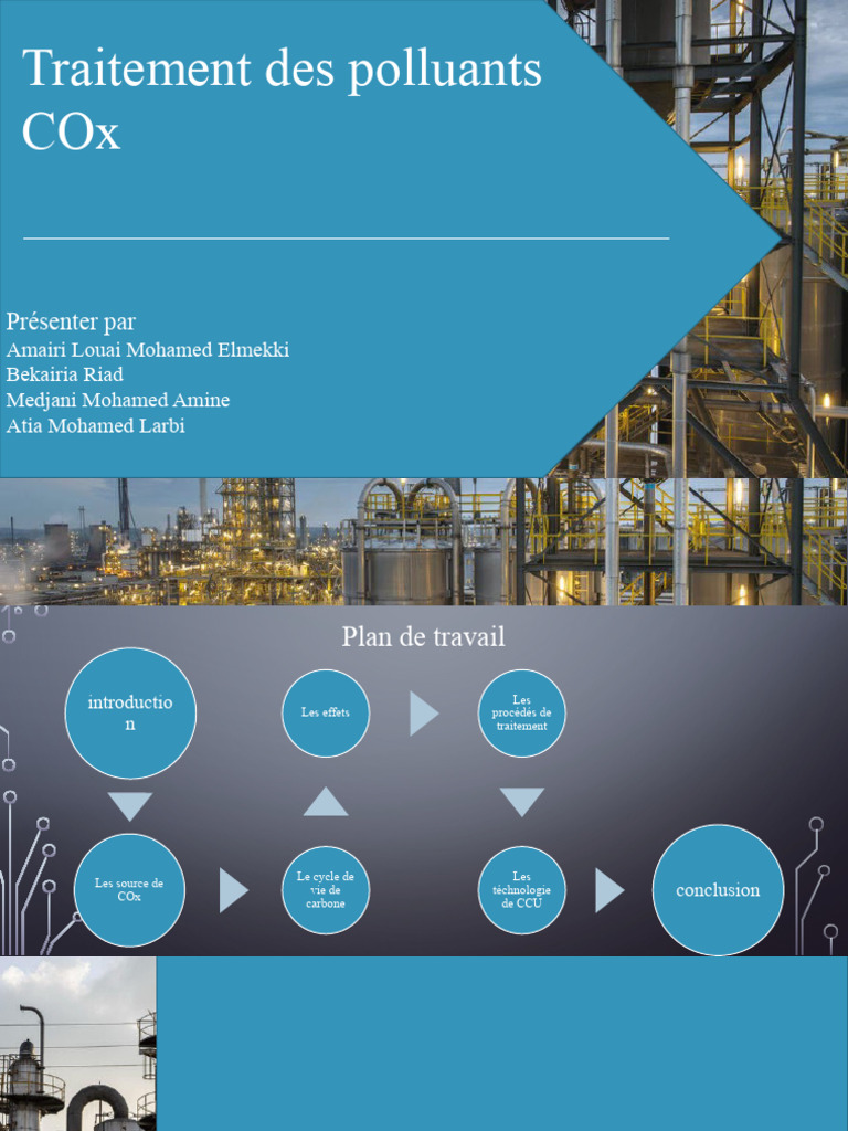 Traitement et réduction des polluants COx | PDF | Dioxyde de carbone ...