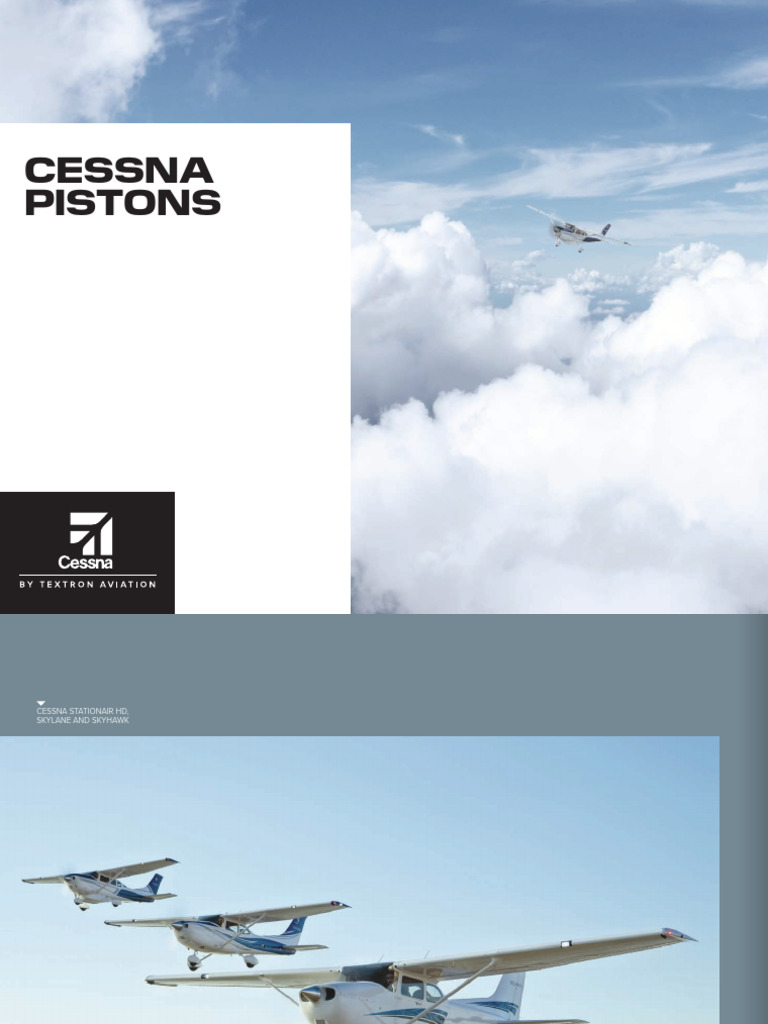 TXTAV Cessna Pistons Brochure | PDF | Cessna | Aircraft
