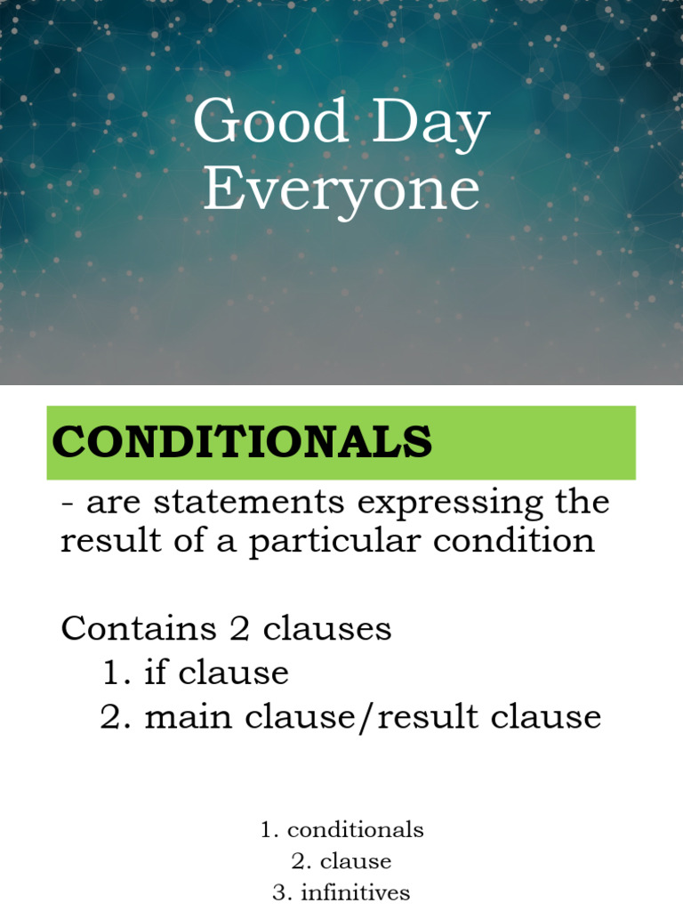 4types of Conditionals | PDF | Syntax | Linguistic Morphology