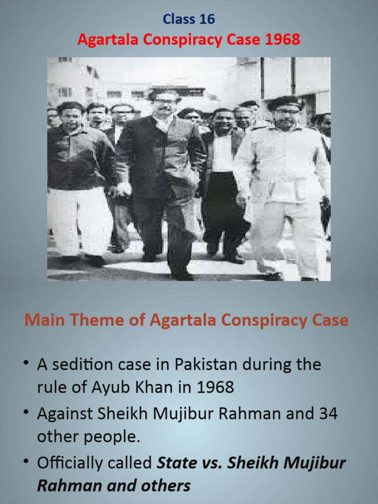 Class 15 & 16 (Agartala Conspiracy Case) | PDF