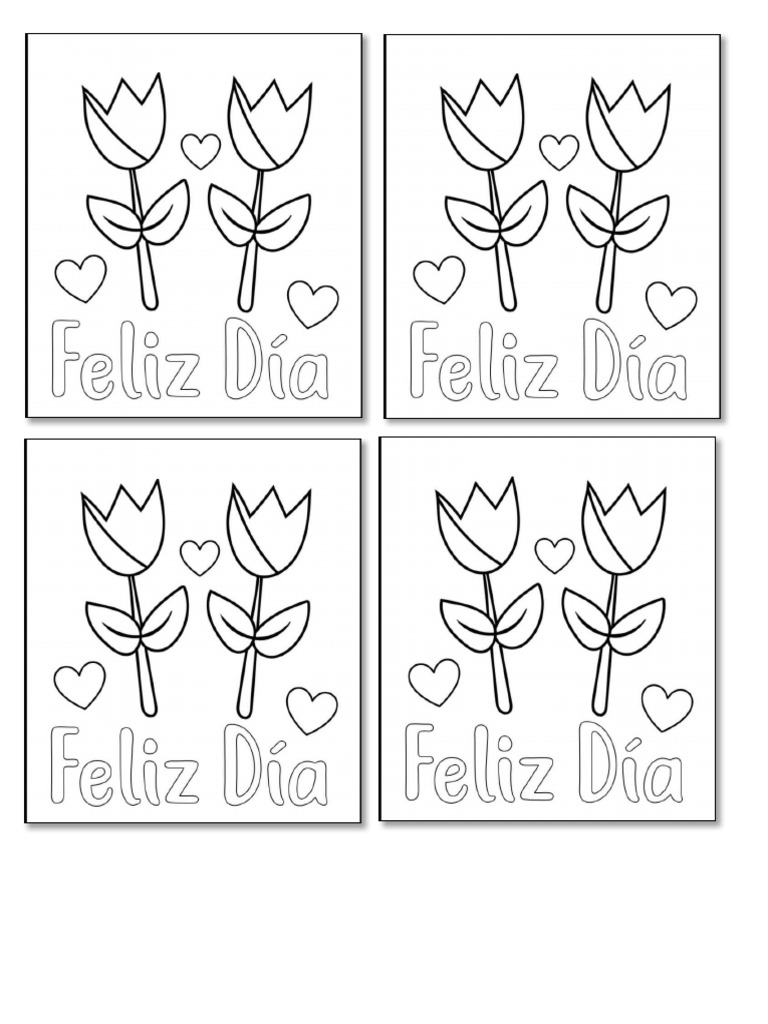 Tarjeta dia de la mujer | PDF