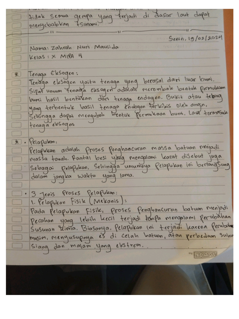 Tugas Geografi Zahrah Nuri Maulida | PDF