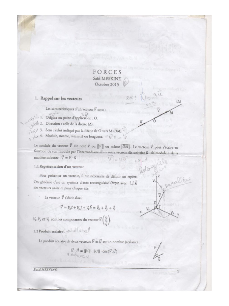 Archi1an Physique Forces | PDF