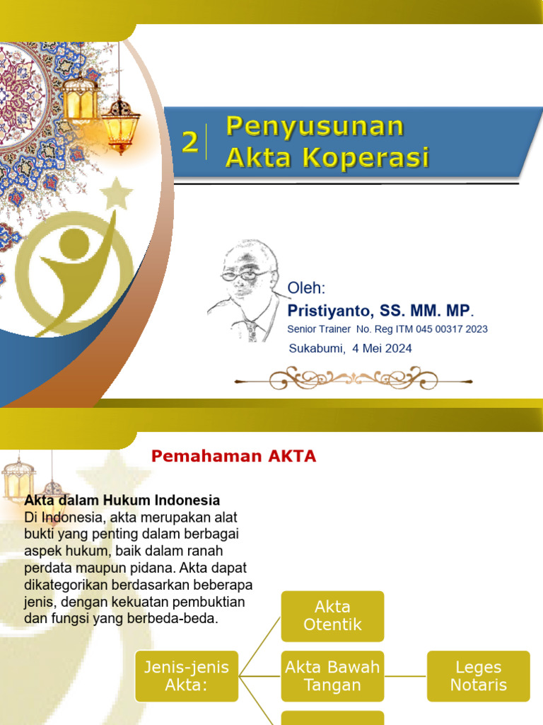 Pentingnya Akta dalam Hukum Indonesia | PDF