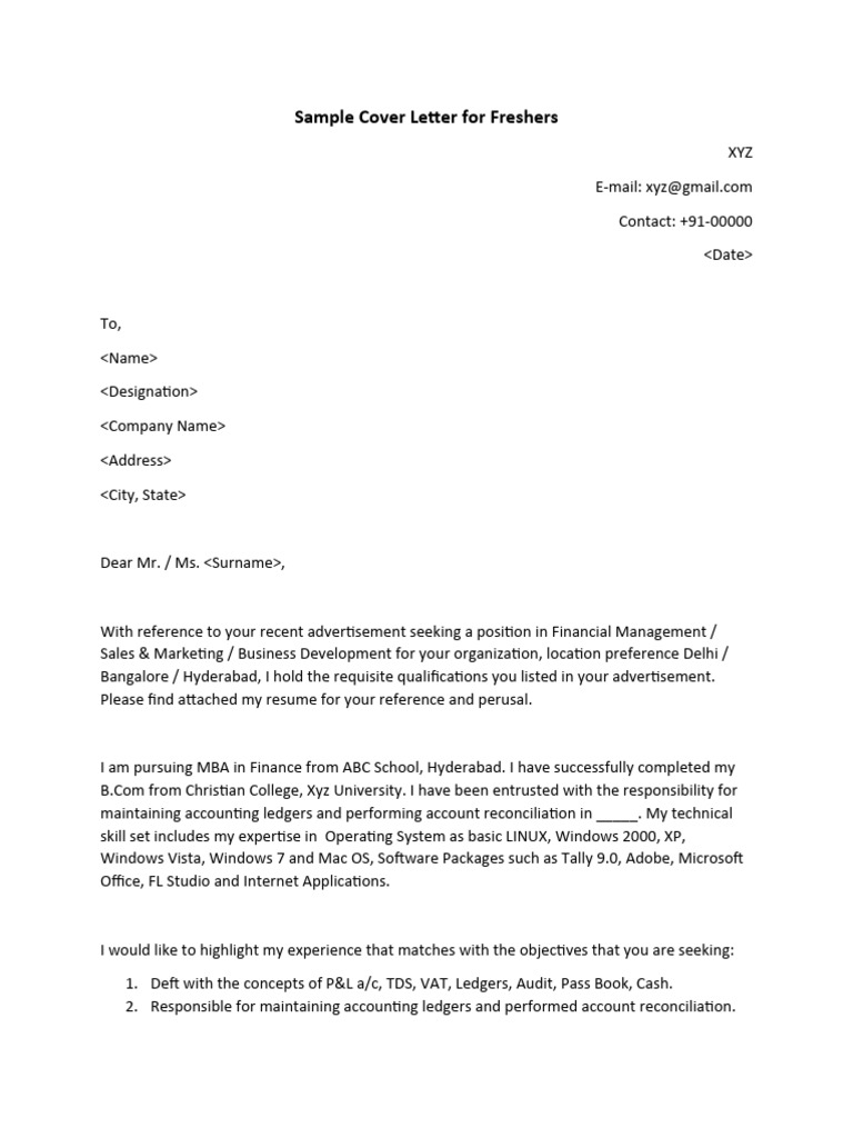 Sample Cover Letters | PDF | Microsoft Windows | Advertising