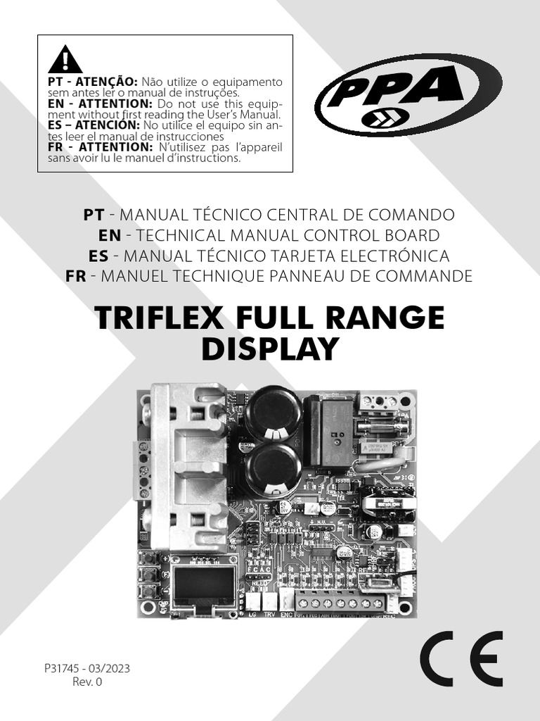 Triflex Full Range Display | PDF | Motores | Diodo emissor de luz