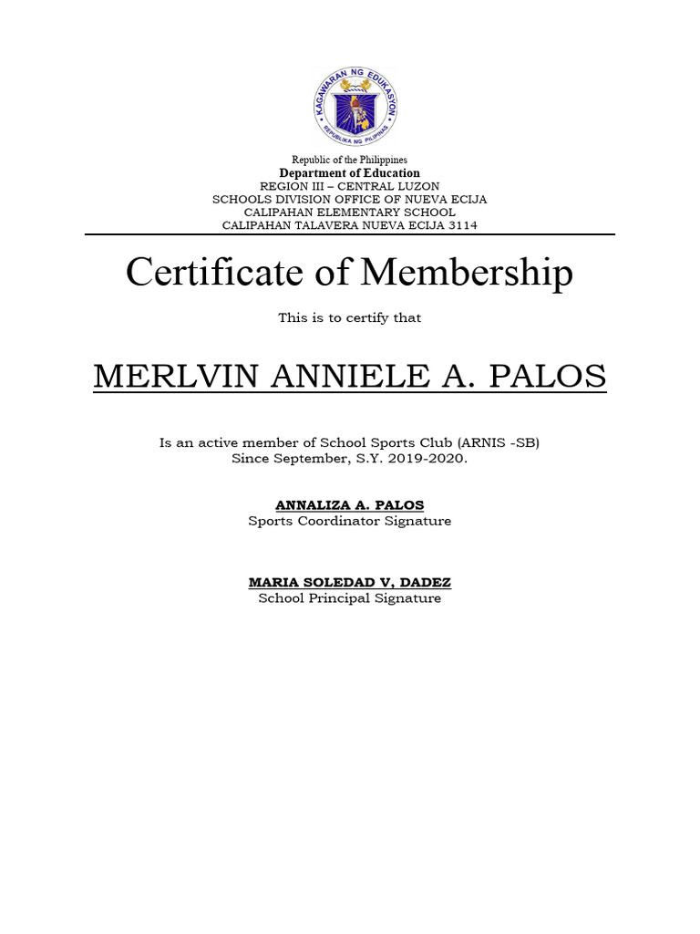 certificate-of-membership | PDF
