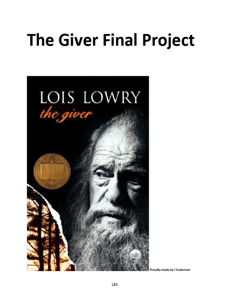 The Giver Final J Continuation | PDF | The Giver