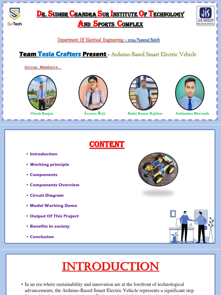 Arduino Smart EV for Engineers | PDF | Electric Vehicle | Efficient ...