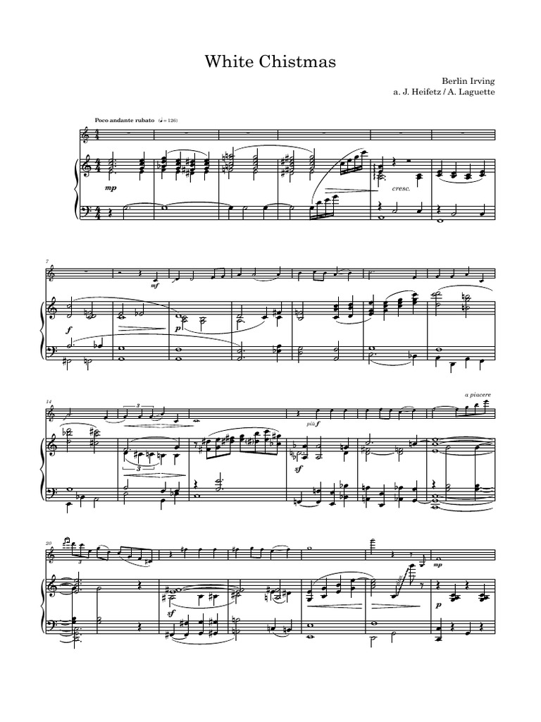 White Christmas | PDF | Musical Forms | Elements Of Music