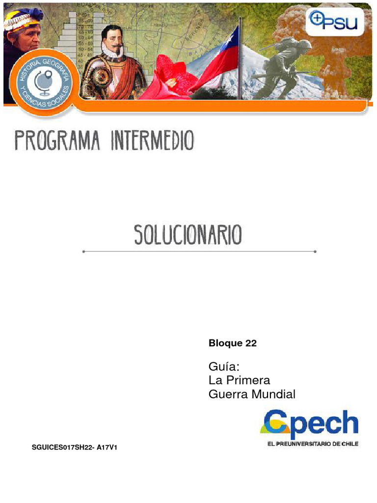 Solucionario La Primera Guerra Mundial | PDF | Primera Guerra Mundial ...