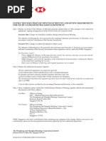 HSBC Third Party Mandate Instructions | PDF | Identity Document | Banks