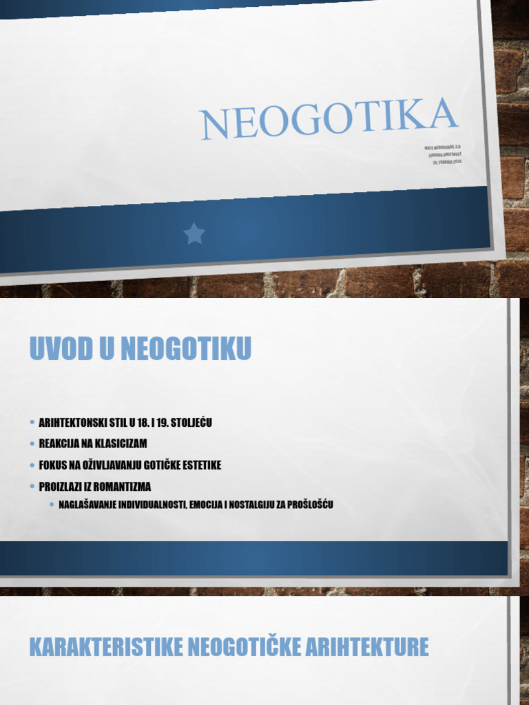 Neo Gotika | PDF