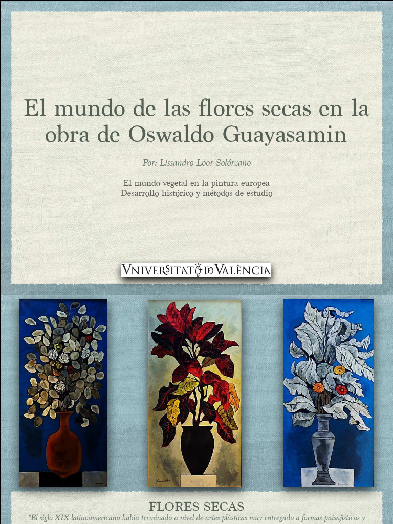 El Mundo de Las Flores Secas en La Obra | PDF