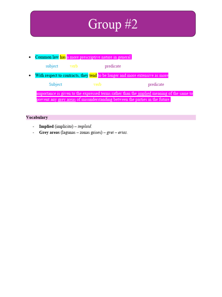 Selección Lexical y Análisis Sintáctico - Group 2 | PDF