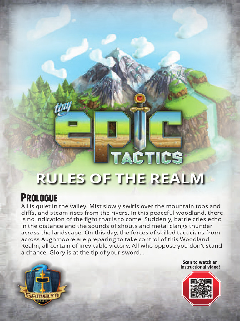 Tiny Epic Tactics Rulebook | PDF | Gaming