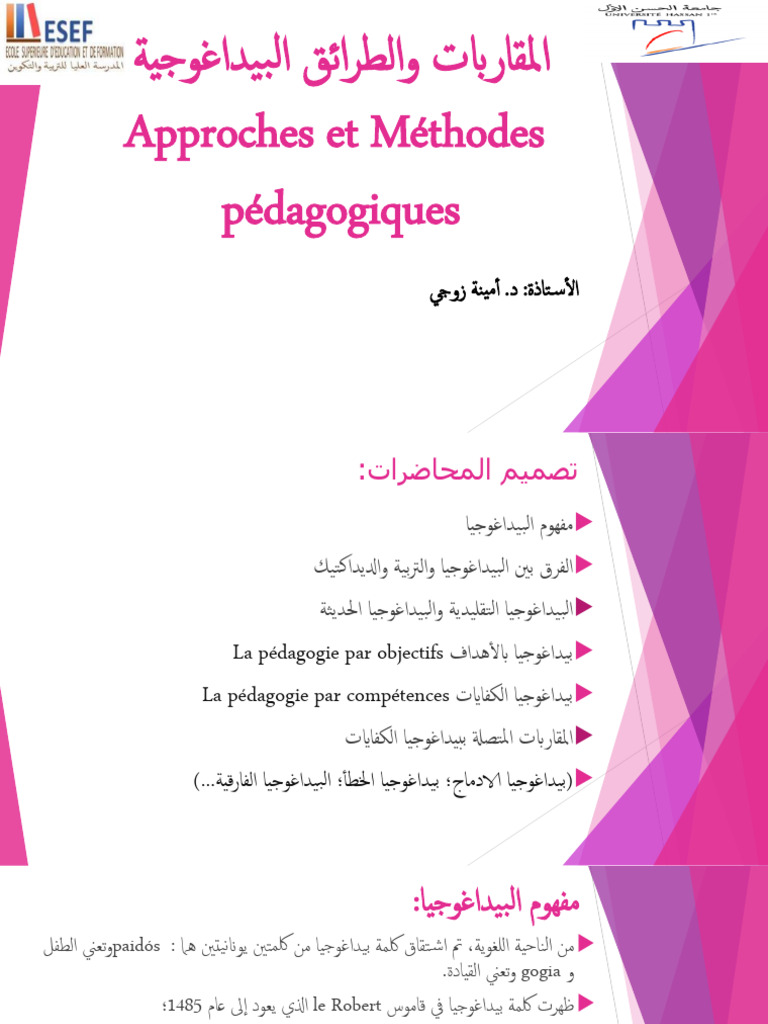 Approches Et Methodes | PDF