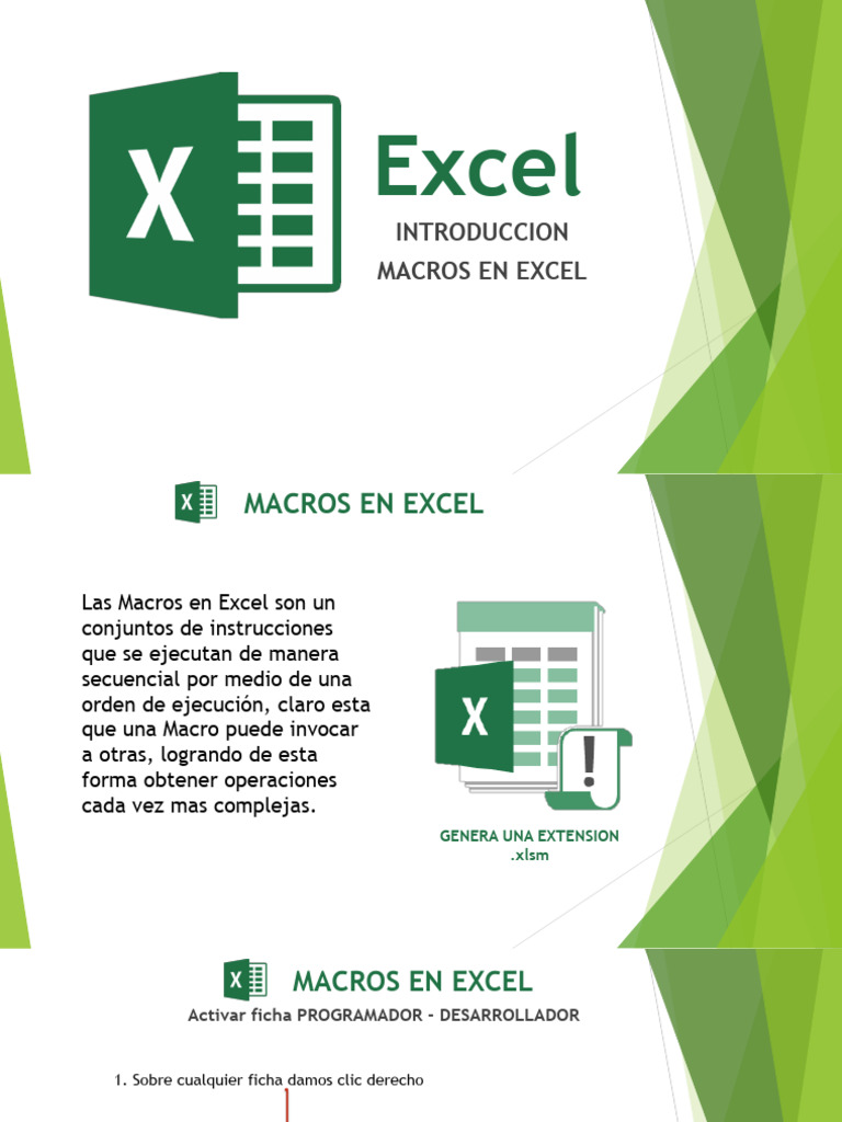 Macros | PDF | Macro (informática) | Microsoft Excel