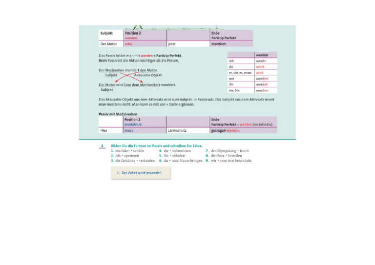 Passiv 2 Cornelsen | PDF