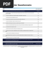 CIDI Based Bipolar Screening | PDF | Psychology | Clinical Medicine