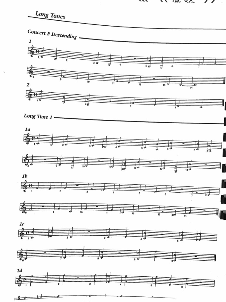 French Horn Warm Ups | PDF