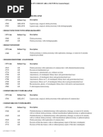 RVS CODES | PDF | Abdomen | Gastroenterology