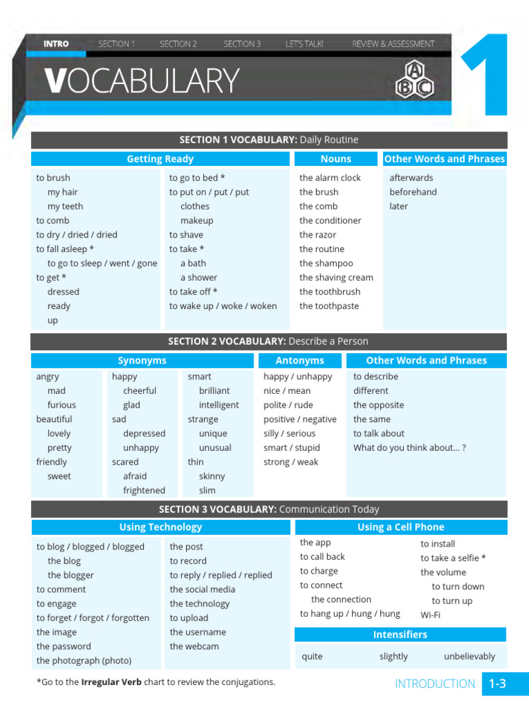 section 1 | PDF | Adverb | Syntax
