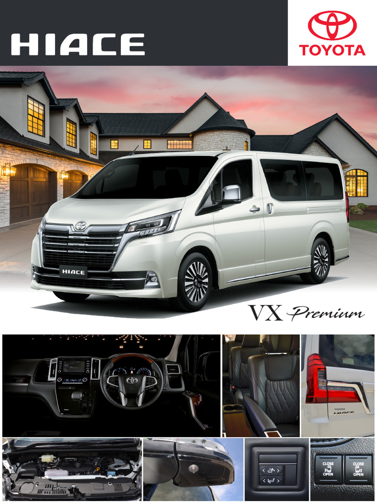 Hiace Premium Fact Sheet 2021 | PDF | Diesel Engine | Engines