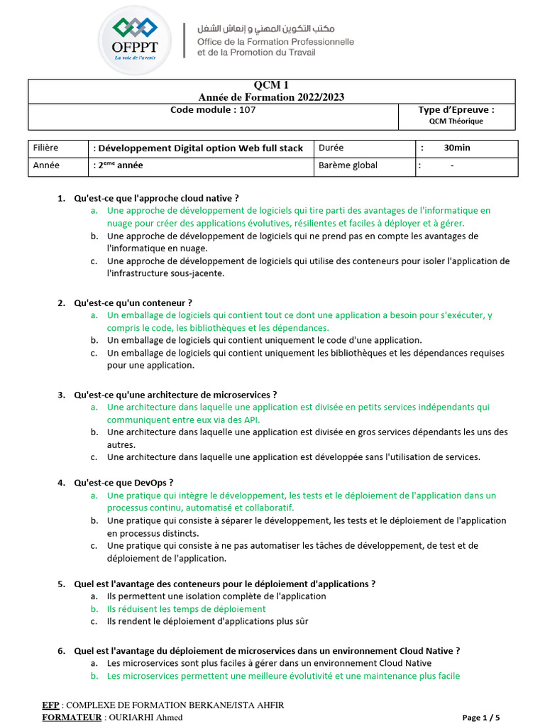 QCM Cloud Natv | PDF | Cloud computing | Cyberespace
