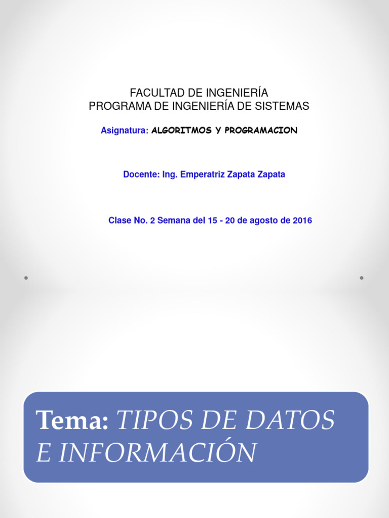 Clase No 2 EZZ Enviar | PDF | Lenguaje de programación | Algoritmos