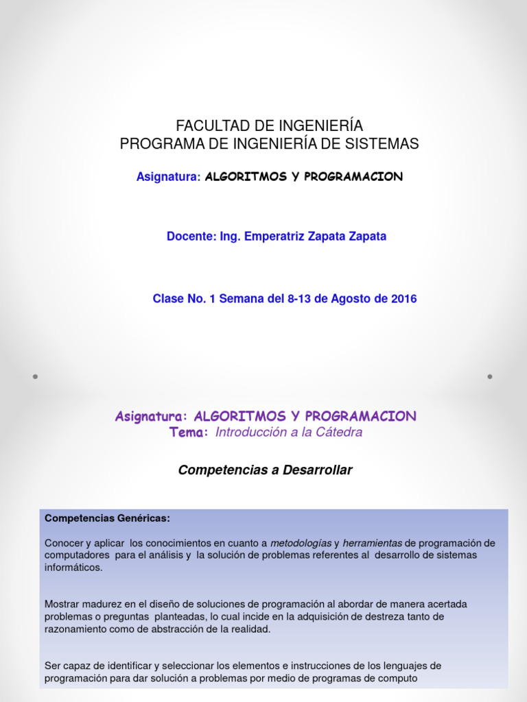 Clase No 1 EZZ Enviar | PDF | Programación de computadoras | Compilador