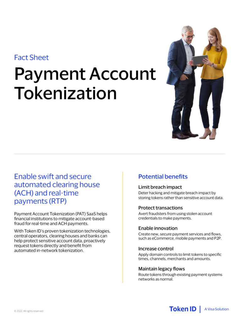 Visa Token Id Payment Account Tokenization Fact Sheet | PDF ...