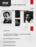 Sam Selvon's The Lonely Londoners Analysis | PDF | Narrative | Narration