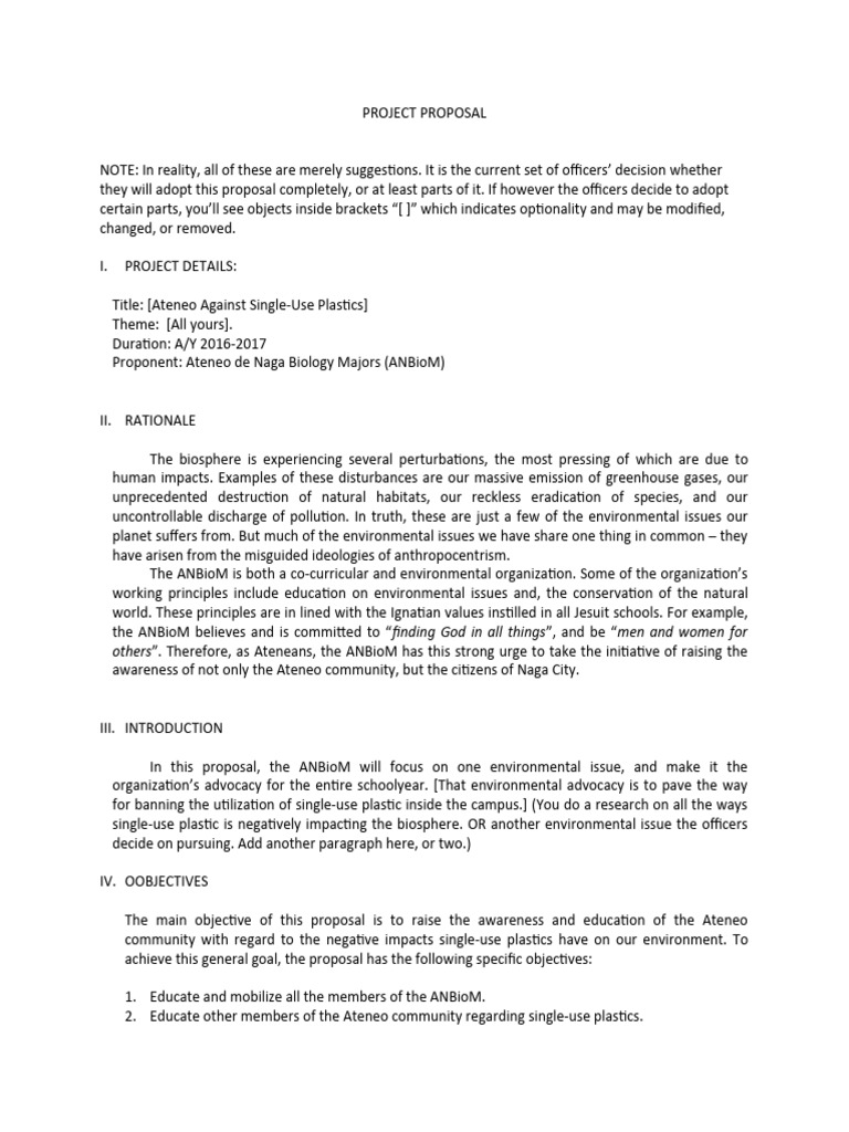 Activity Proposal | PDF | Natural Environment | Earth Sciences