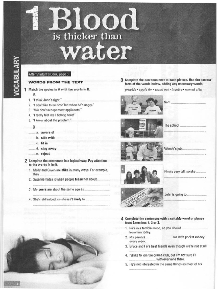 Workbook Unit 1 | PDF