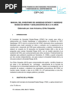 Interpretación SCAReD | PDF | Trastorno de ansiedad | Ciencias del ...